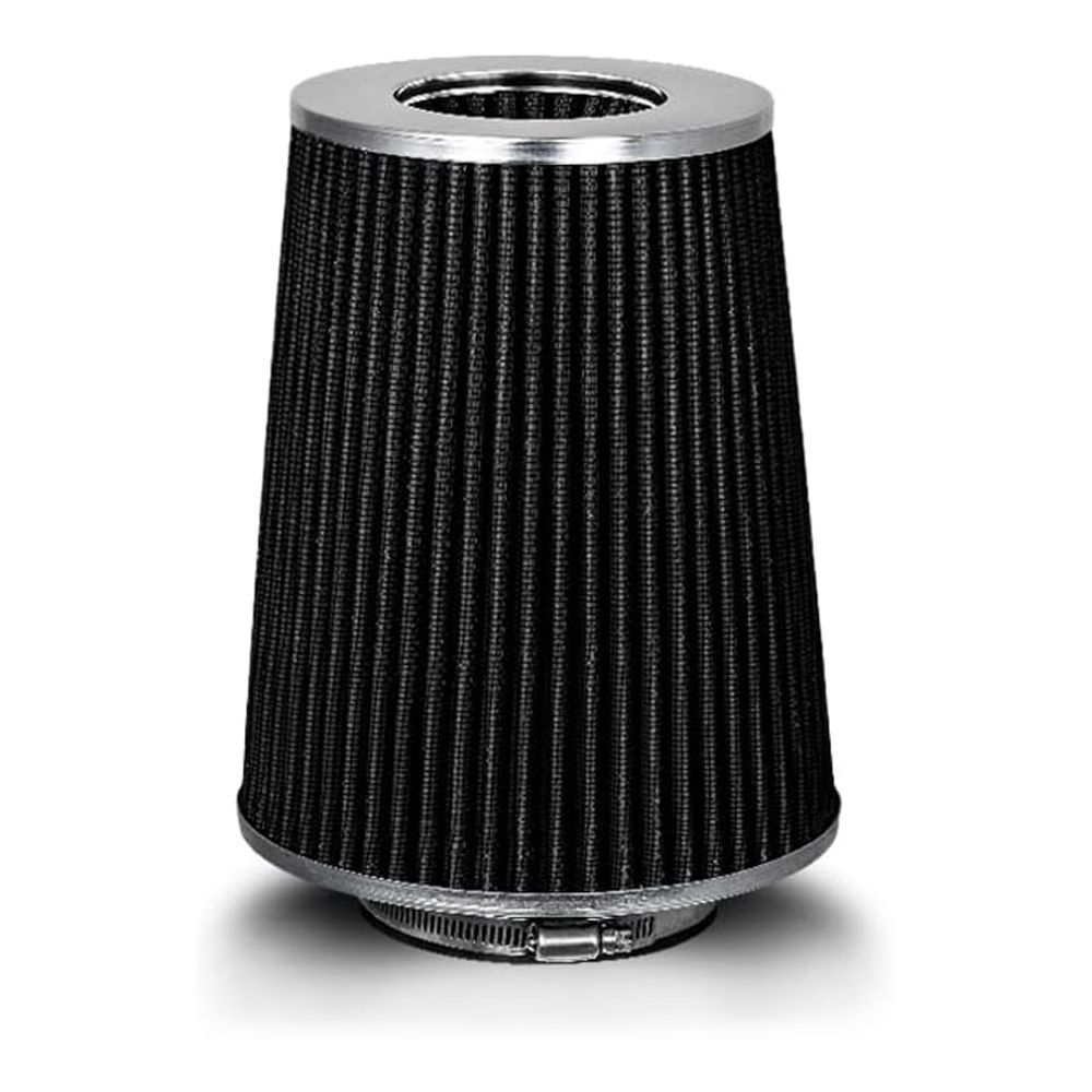4" Black Truck Long Performance High Flow Cold Air Intake Cone Dry ...
