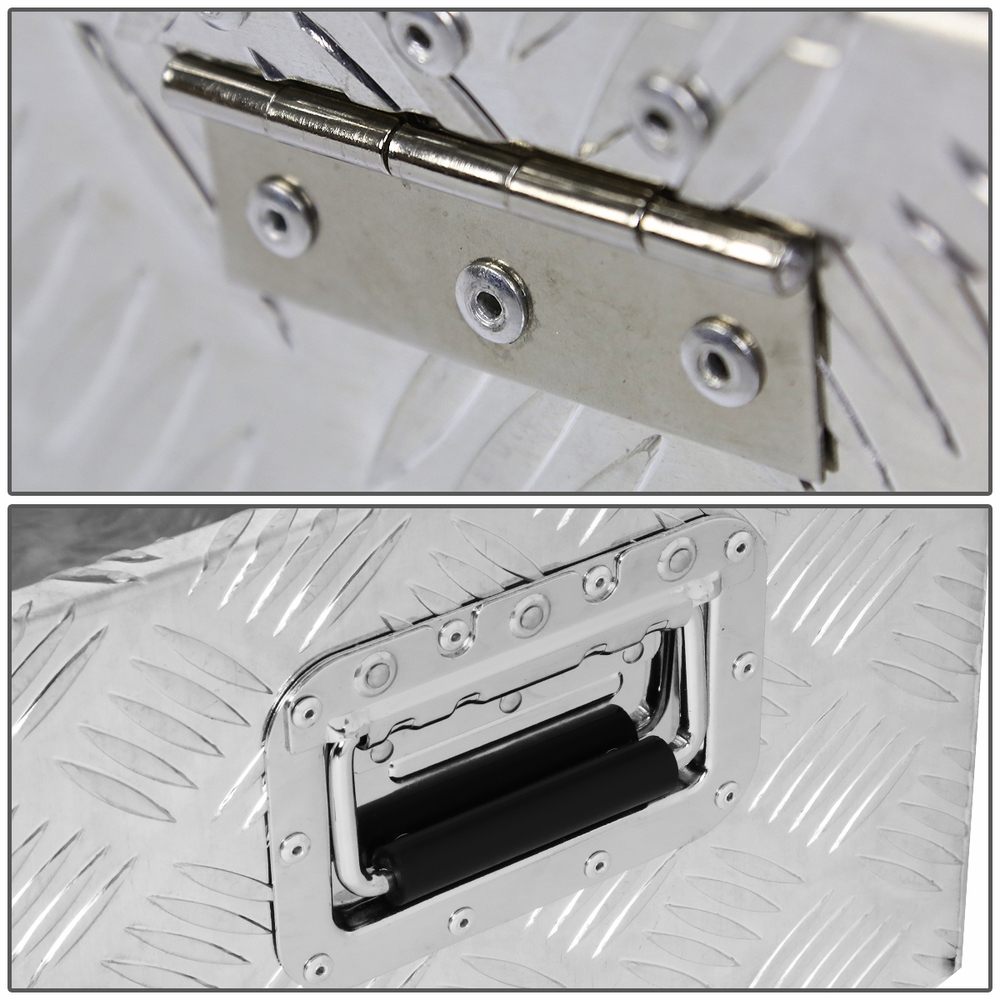 48" Aluminum Pickup Truck Bed Trailer Key Lock Storage Tool Box (Underbed)