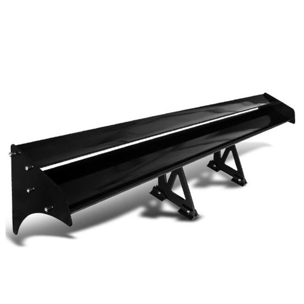 52" Double Deck Aluminum GT Type III Racing Trunk Spoiler Wing
