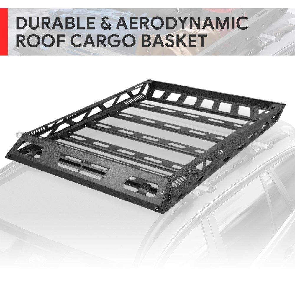 55" x 41" Roof Rack Cargo Top Luggage Holder Carrier Basket for SUV ...