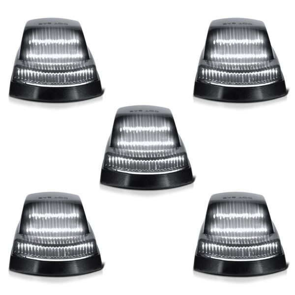 5PC LED Smoked Roof Cab Clearance Running Lights For 2017-2022 Ford ...