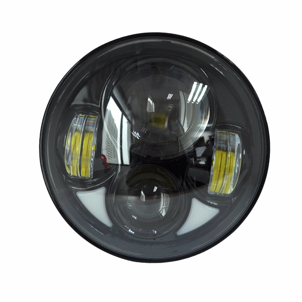 75W 7 inch Round [Harley Style] Performance LED Headlights