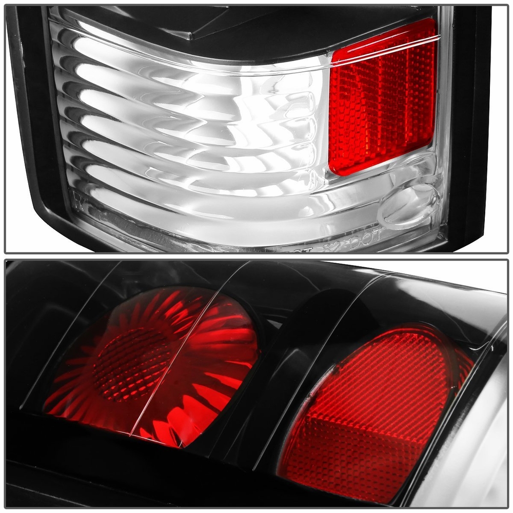 82-93 Chevy S10 / GMC S15 Pair of Black Housing Clear Lens Altezza ...