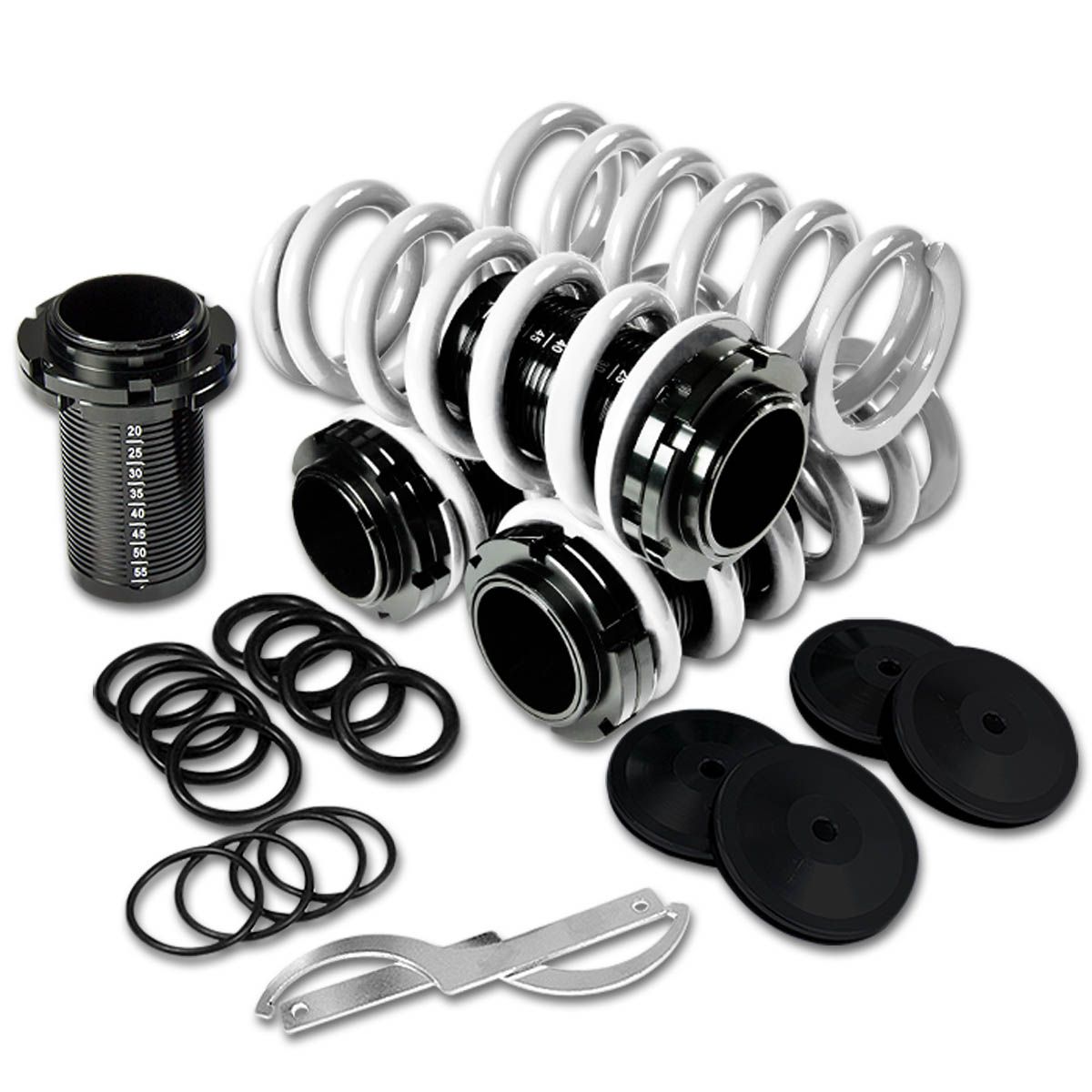 88-00 Honda Civic Scale Height Adjustable Lowering Coilover Springs Kit ...