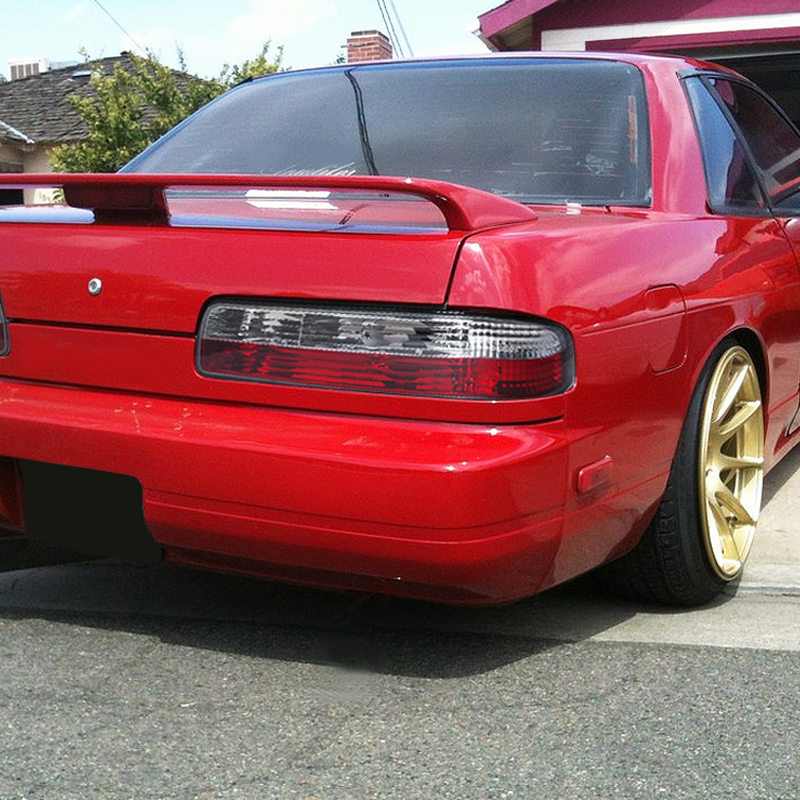 89-94 Nissan 240SX S13 Coupe JDM Style Tail Lights - Red Clear