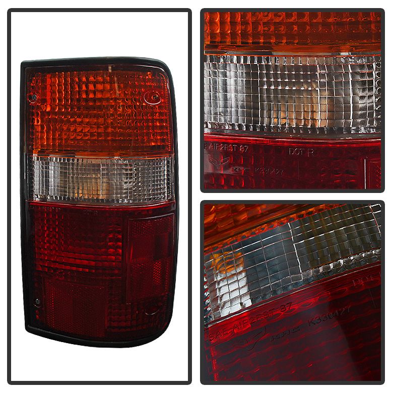 89-95 Toyota Pickup OEM Style Replacement Tail Lights Pair