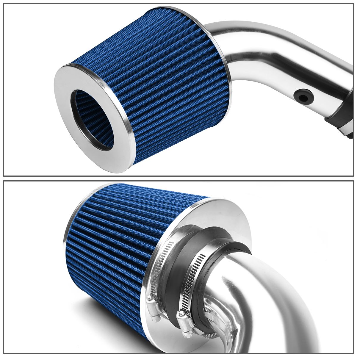 90-97 Toyota Corolla 3" OD Blue Performance Short Ram Air Intake ...