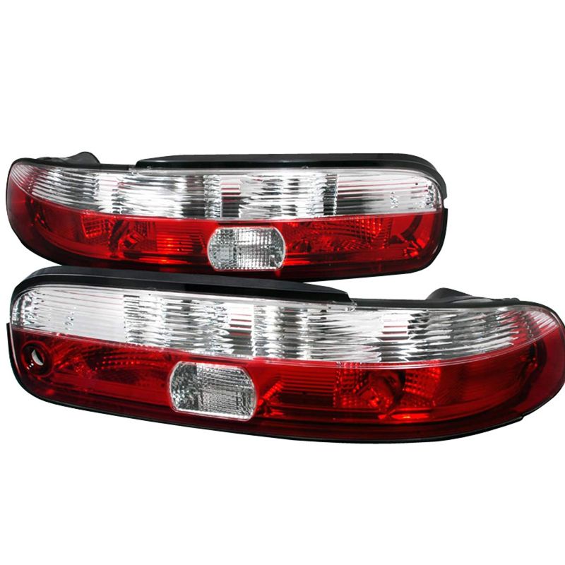 92-95 Lexus SC300 Sc400 Tail Lights Red Clear