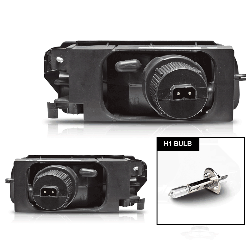 92-99 BMW E36 3-Series / M3 OEM Replacement Fog Lights Kit - Smoked