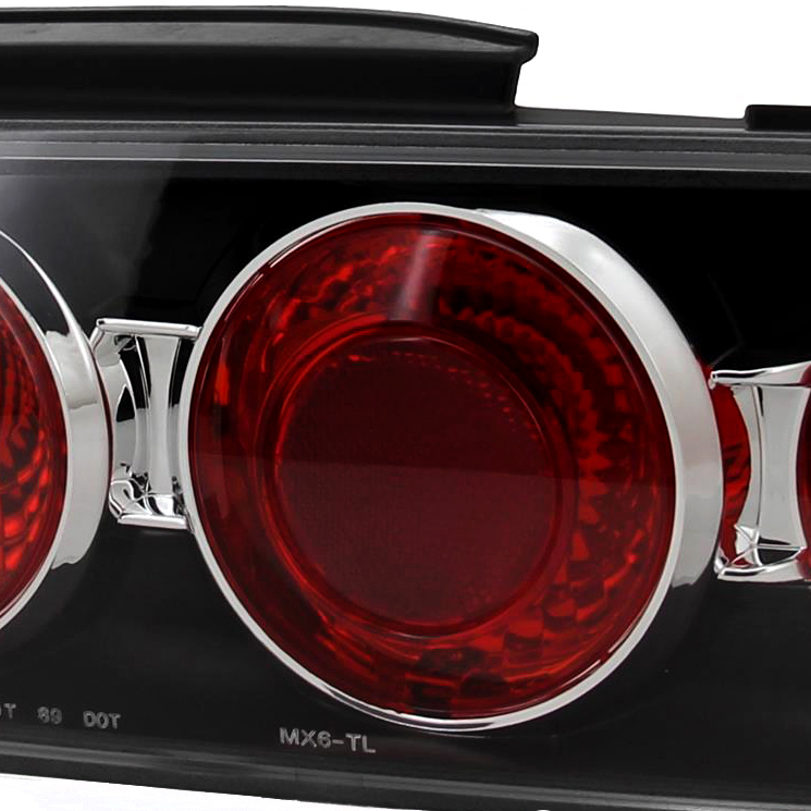 93-97 Mazda Mx6 Altezza Tail Lights JDM Black