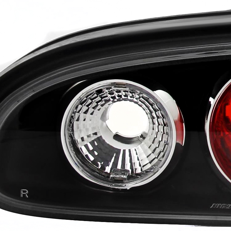 93-97 Mazda Mx6 Altezza Tail Lights JDM Black