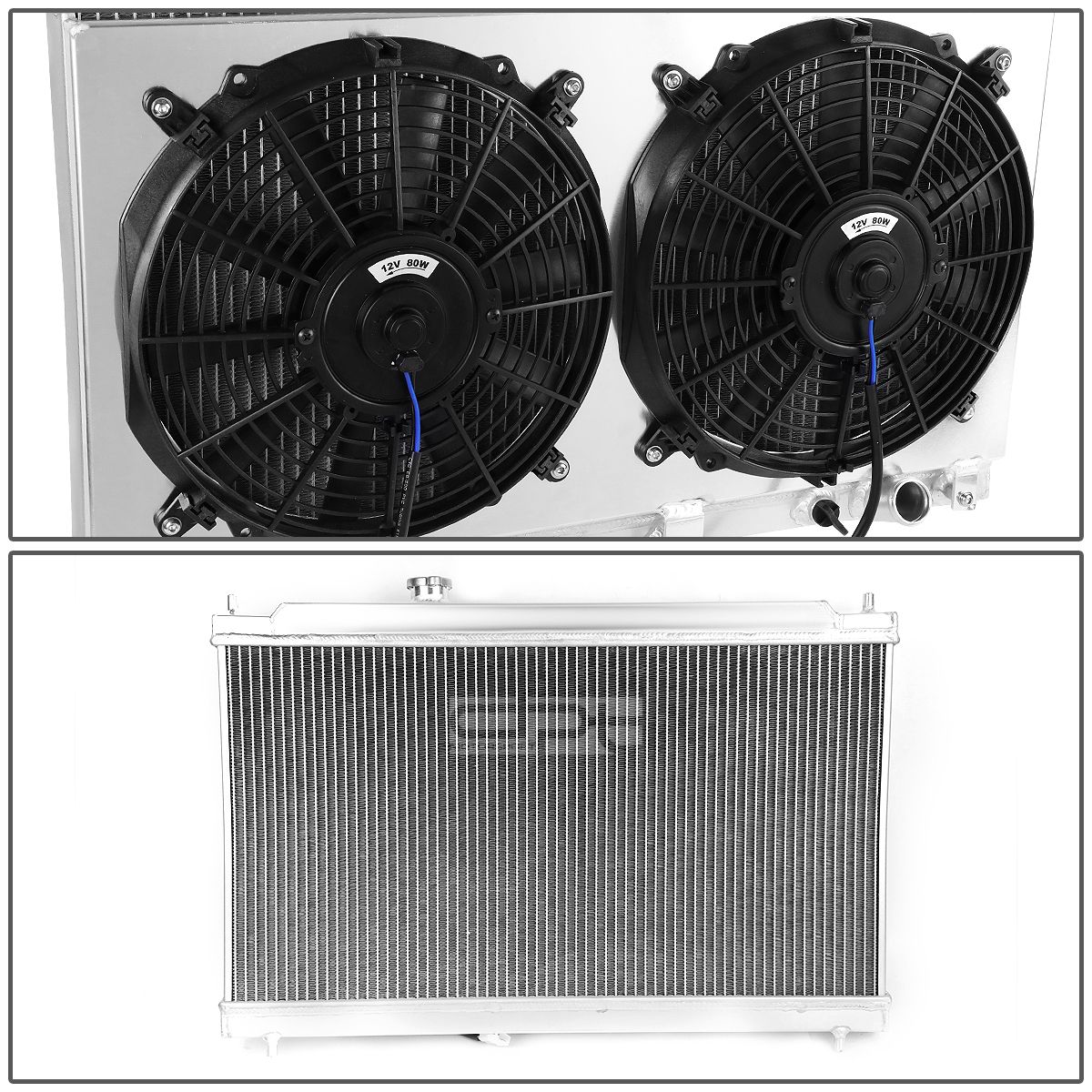 94-01 Acura Integra High Performance 2-Row Dual-Core Aluminum Radiator ...