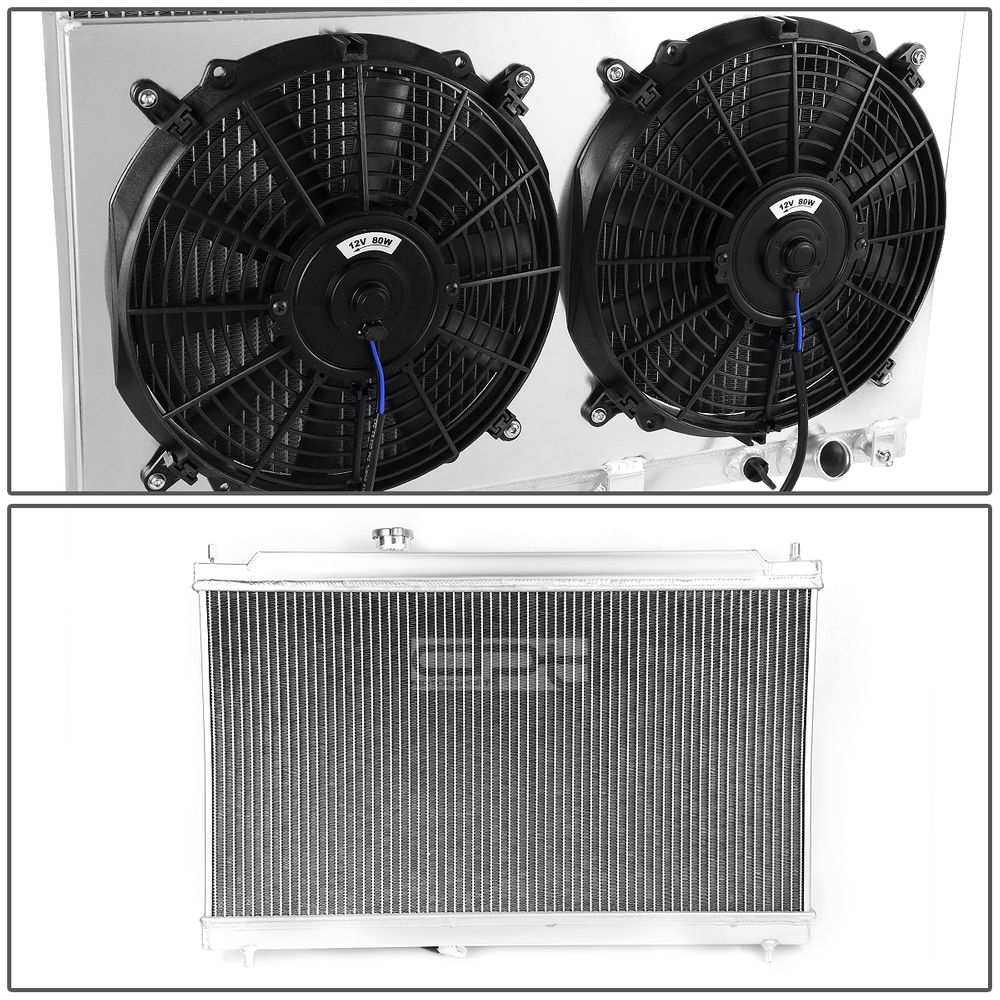 94-01 Acura Integra High Performance 2-Row Dual-Core Aluminum Radiator ...