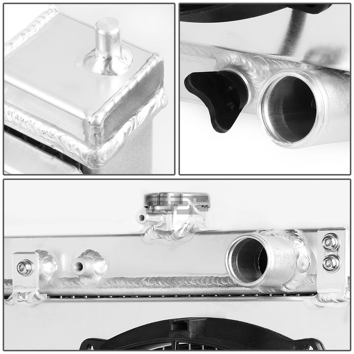 94-01 Acura Integra High Performance 2-Row Dual-Core Aluminum Radiator ...