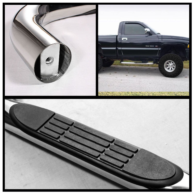 94-01 Dodge RAM 1500 / 94-02 RAM 2500 3500 [Regular Cab] 3" Side Step ...