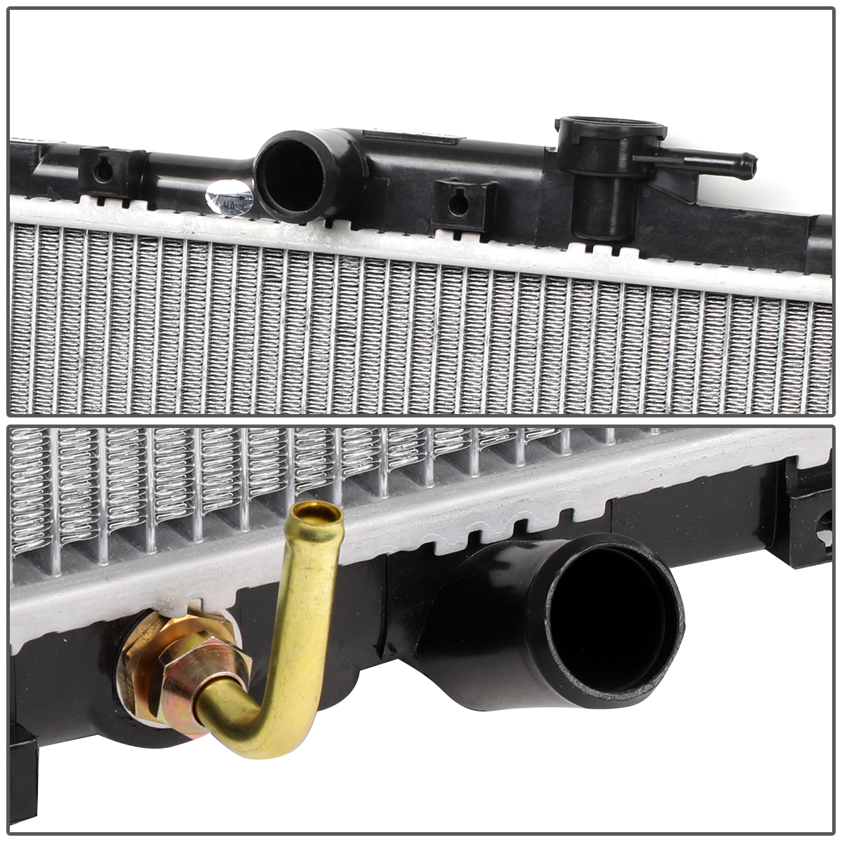 94-01 Honda Accord 2.2L/Prelude AT Aluminum Engine Cooling Radiator DPI ...