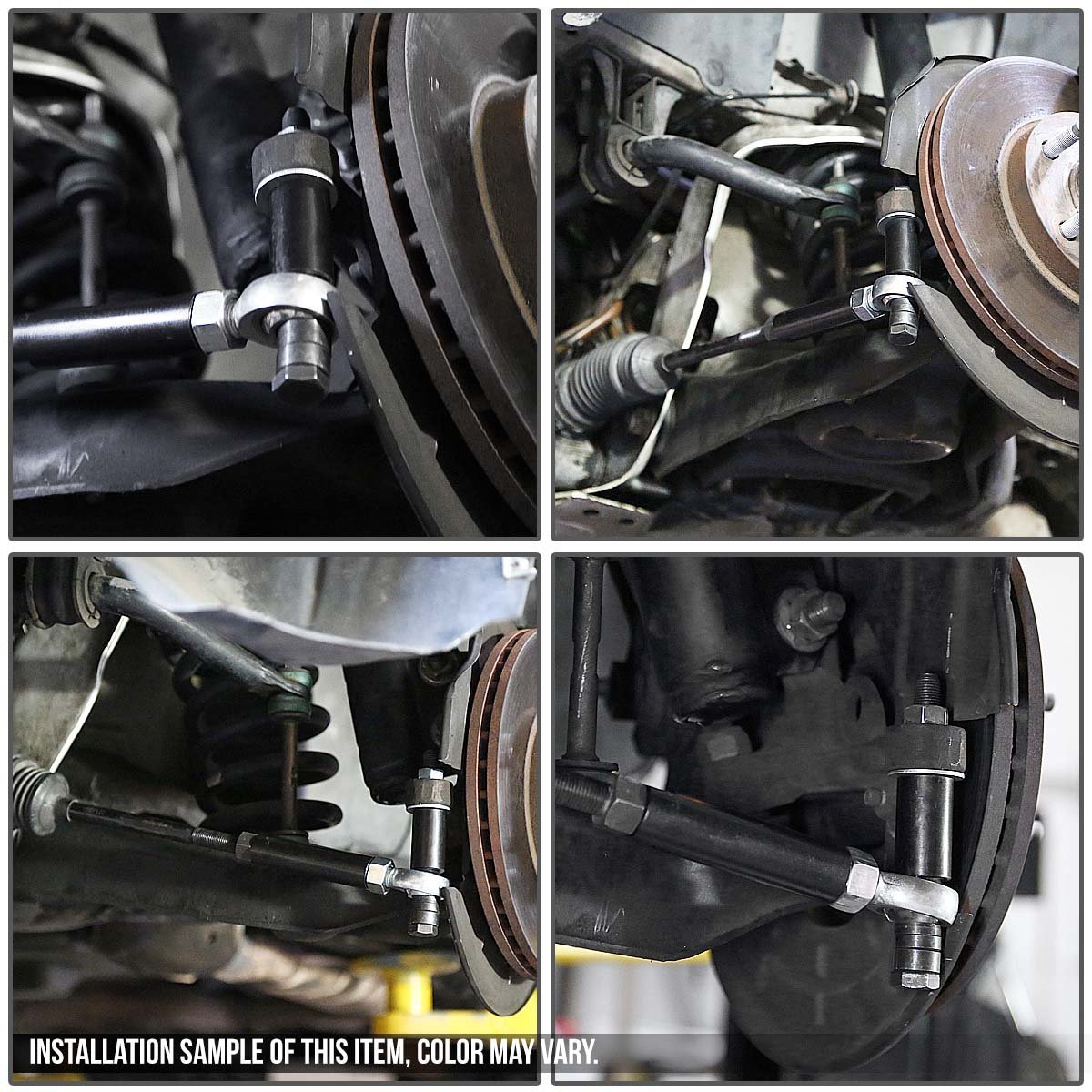 94-04 Ford Mustang Adjustable Aluminum Front Bump Steer Adjuster Kit - Gold