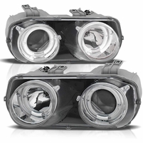 1994-1997 Acura Integra Dual Halo / LED DRL Projector Headlights ...