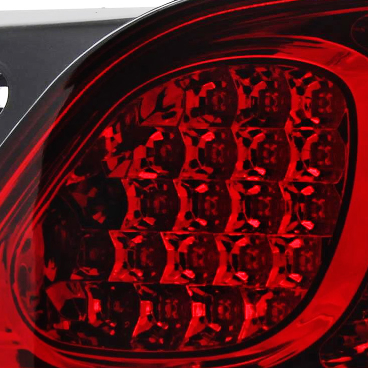 98-05 Lexus GS300 / GS 400 Euro Style LED Tail Lights - Red / Clear