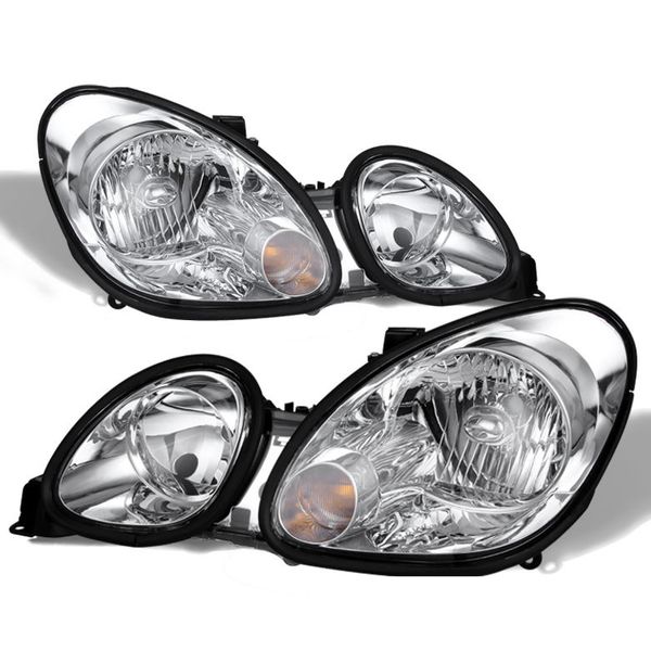98-05 Lexus GS300 GS400 [Halogen Model] Replacement Crystal Headlights ...