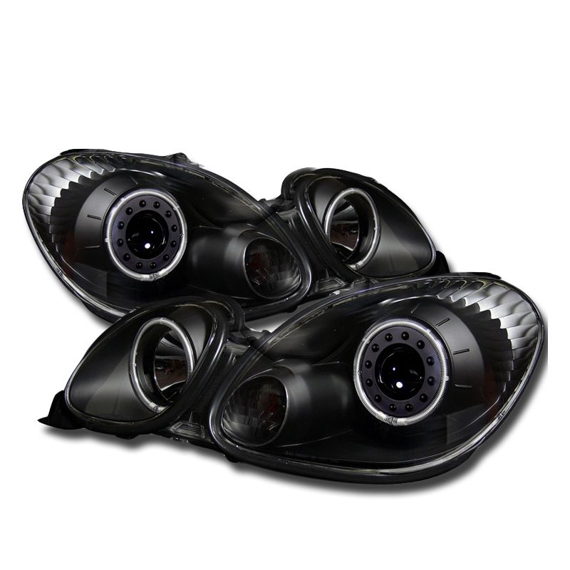 98-05 Lexus GS300 / GS400 VIP CCFL Angel Eye Halo Projector Headlights - Bl