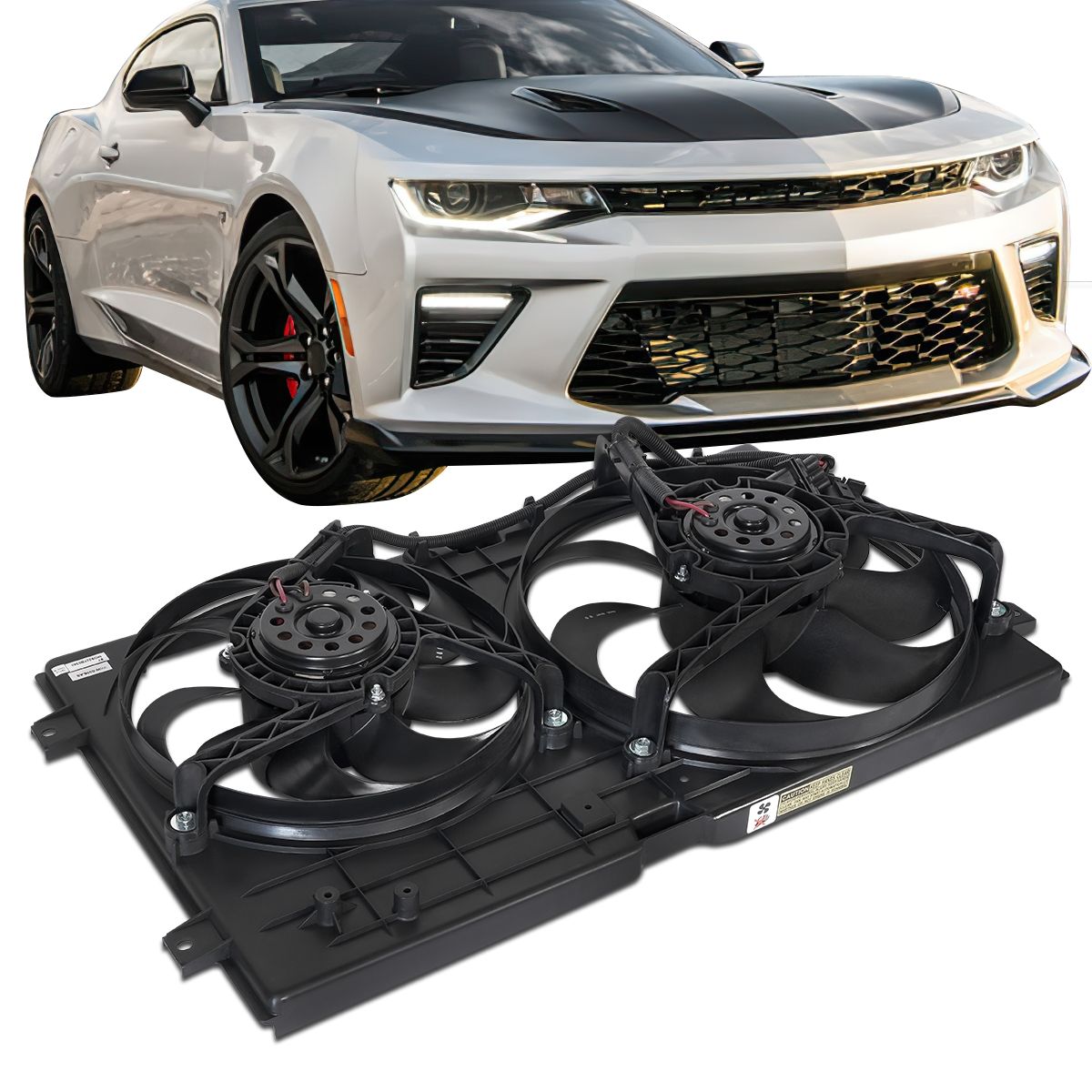 98-07 VW Beetle 1.8L-2.0L OE Style Radiator Cooling Fan Shroud ...