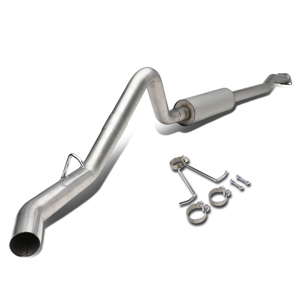 98-11 Ford Ranger 2.5" Piping Round Muffler Tip Core Catback Exhaust