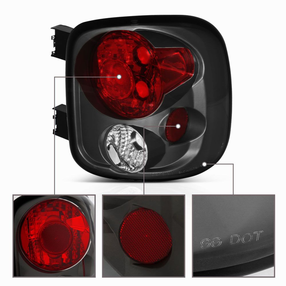 99-04 Chevy Silverado / 99-04 GMC Sierra [Stepside Only] Altezza Tail ...