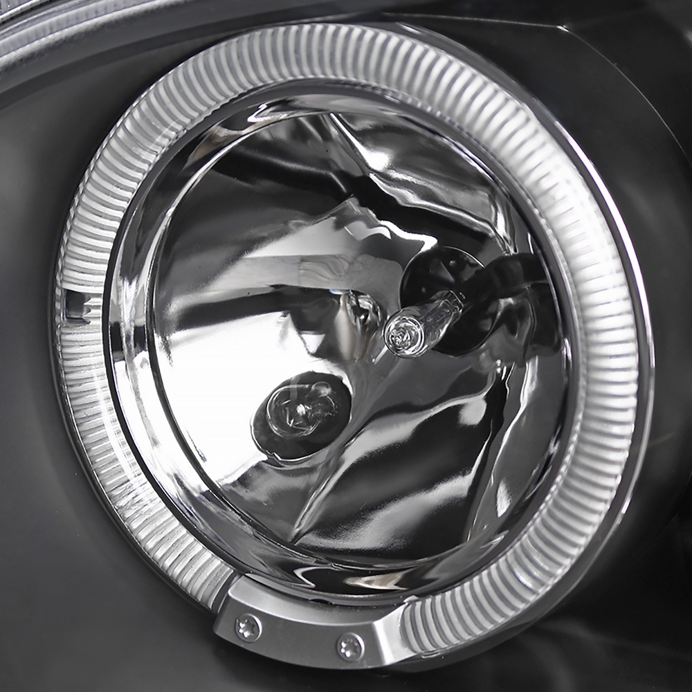 99-05 Volkswagen Golf / GTI MK4 Angel Eye Halo Projector Headlights - Black