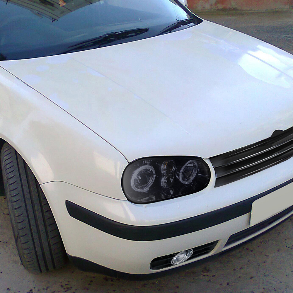 99-05 Volkswagen Golf / GTI MK4 Angel Eye Halo Projector Headlights ...