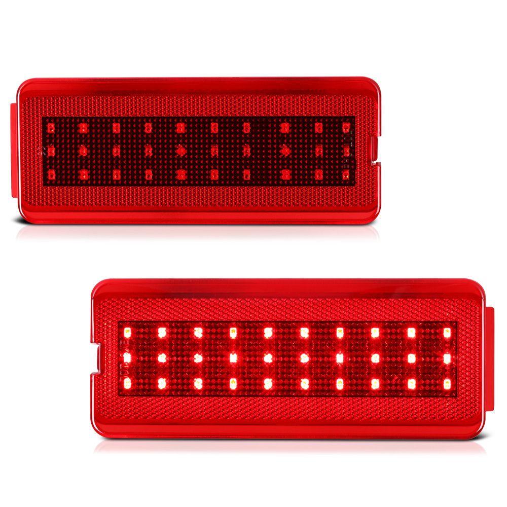 99-07 Ford F250 F350 Superduty Excursion Red LED Interior Door Panel ...