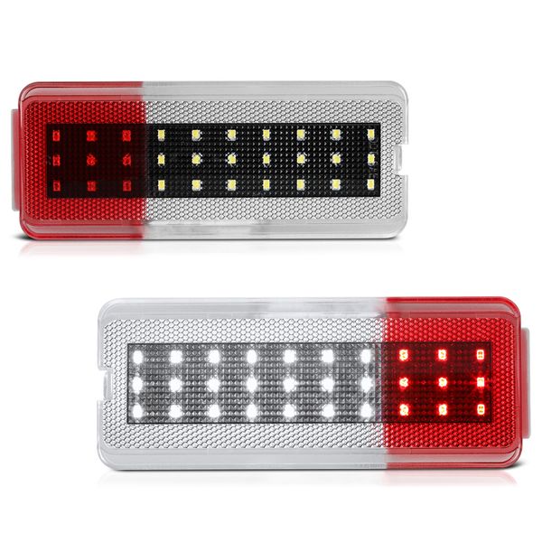 99-07 Ford F250 F350 Superduty Excursion Red / White LED Interior Door ...