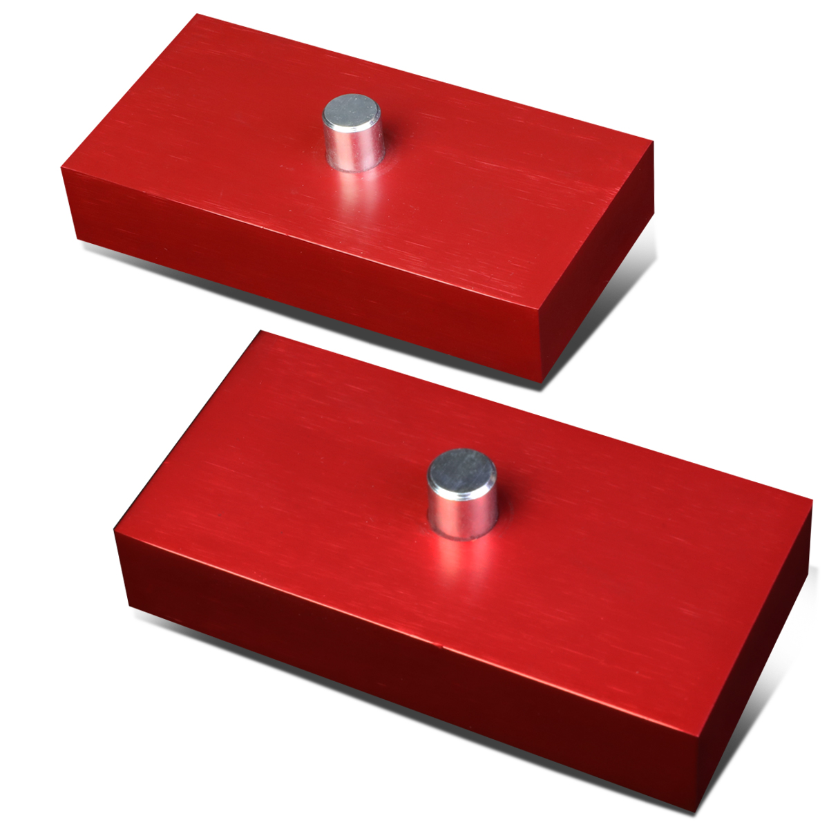 99-18 Ford F250 F350 Super Duty Red 1" Rear Blocks Suspension Leveling ...