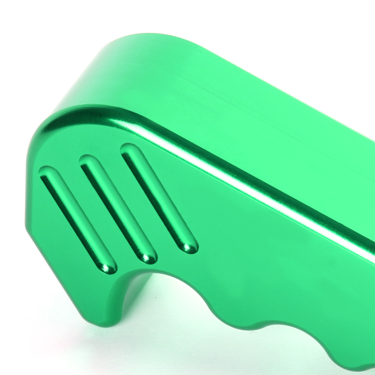 Aluminum Pistol Hand Grip Style Shifter Shift Knob [Manual Only] - Green