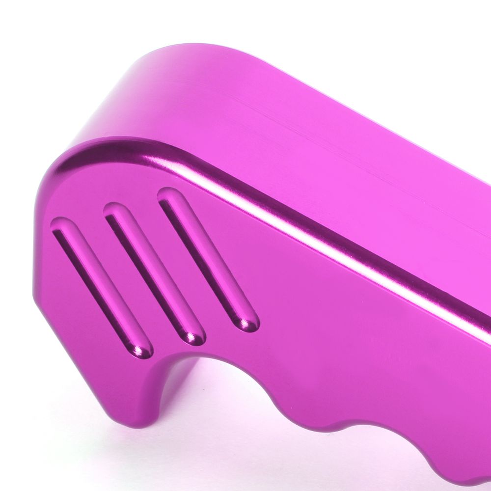 Aluminum Pistol Hand Grip Style Shifter Shift Knob [Manual Only] - Purple