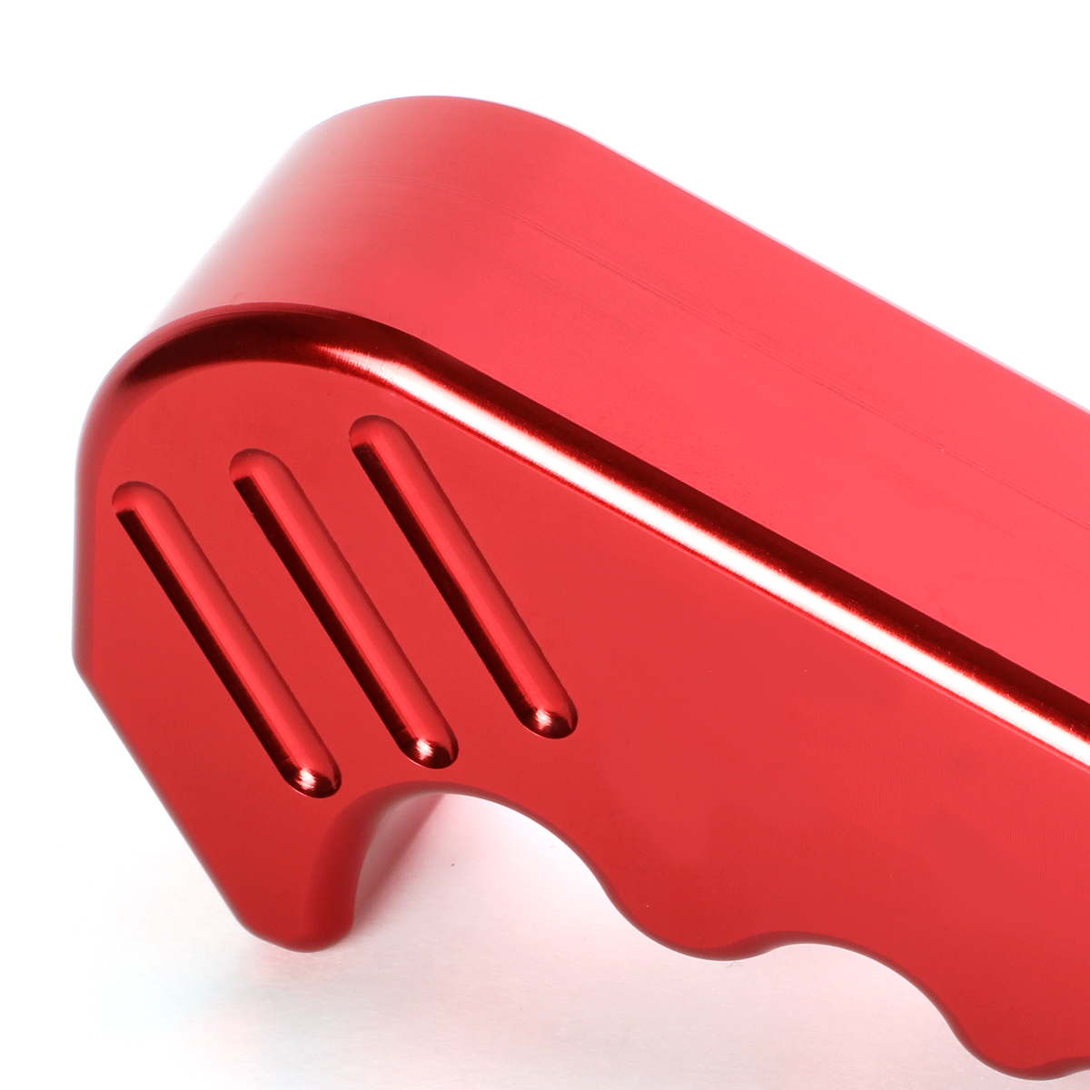 Aluminum Pistol Hand Grip Style Shifter Shift Knob [Manual Only] - Red