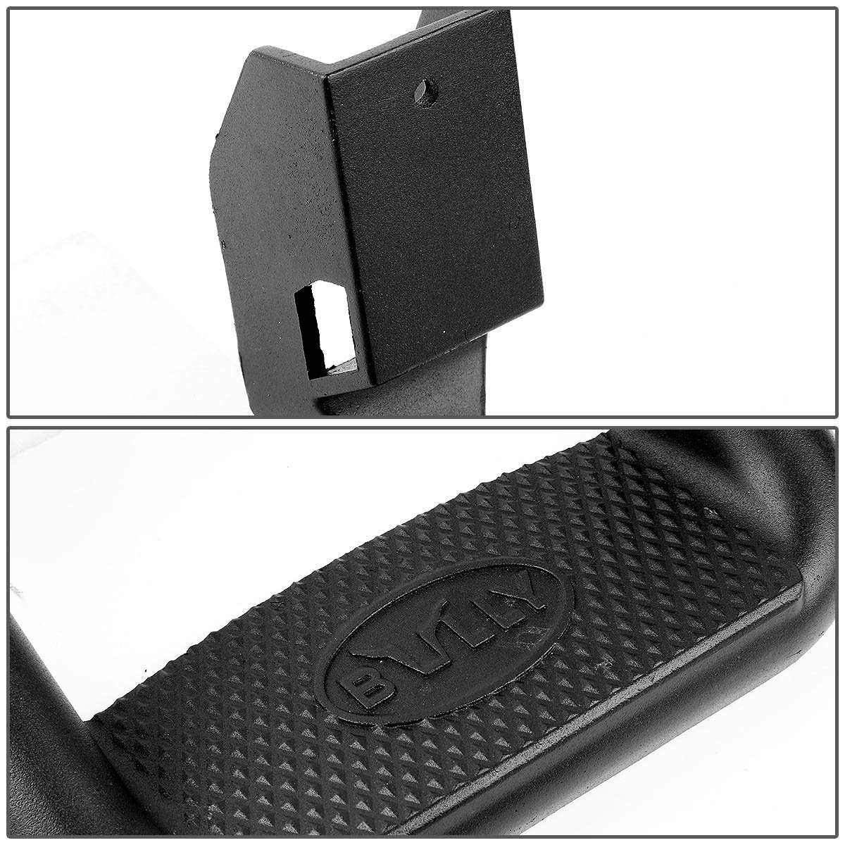 Bully 2-Pair of Black Aluminum Side Step Bar [Chevy / Dodge / Ford ...