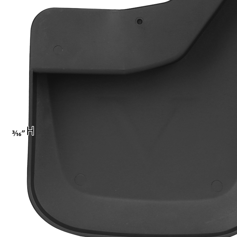 Chevy 14-18 Silverado Pickup Front & Rear Mud Flaps Splash Guards ...