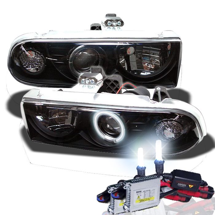HID Xenon + 98-04 Chevy S10 / Blazer Angel Eye Halo Projector ...