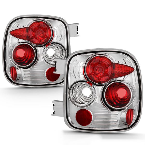 SPYDER Chevy Silverado Stepside 99-04 Altezza Tail Lights - Chrome ALT ...