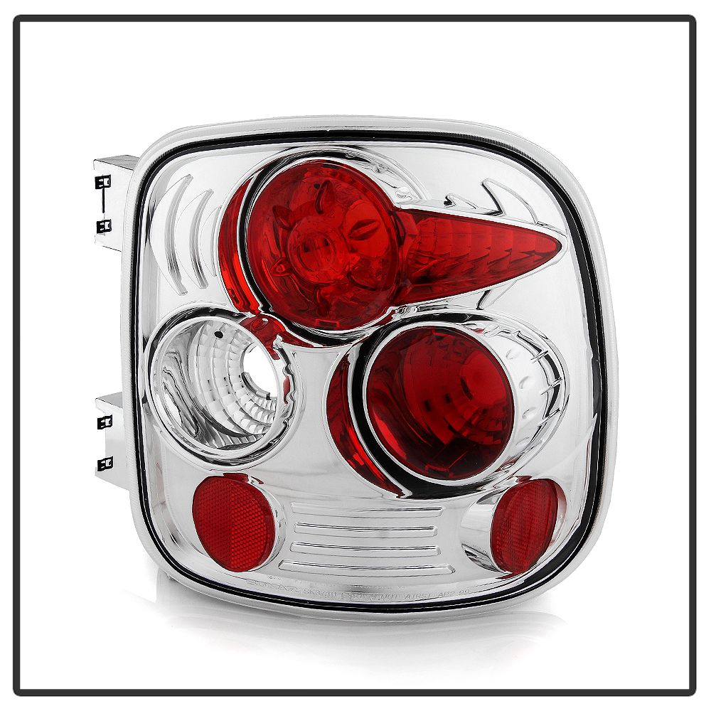 SPYDER Chevy Silverado Stepside 99-04 Altezza Tail Lights - Chrome ALT ...