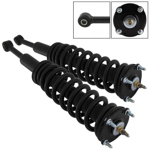 Complete Struts & Coil Springs Assembly Front Pair 2007-2013 Toyota Tundra