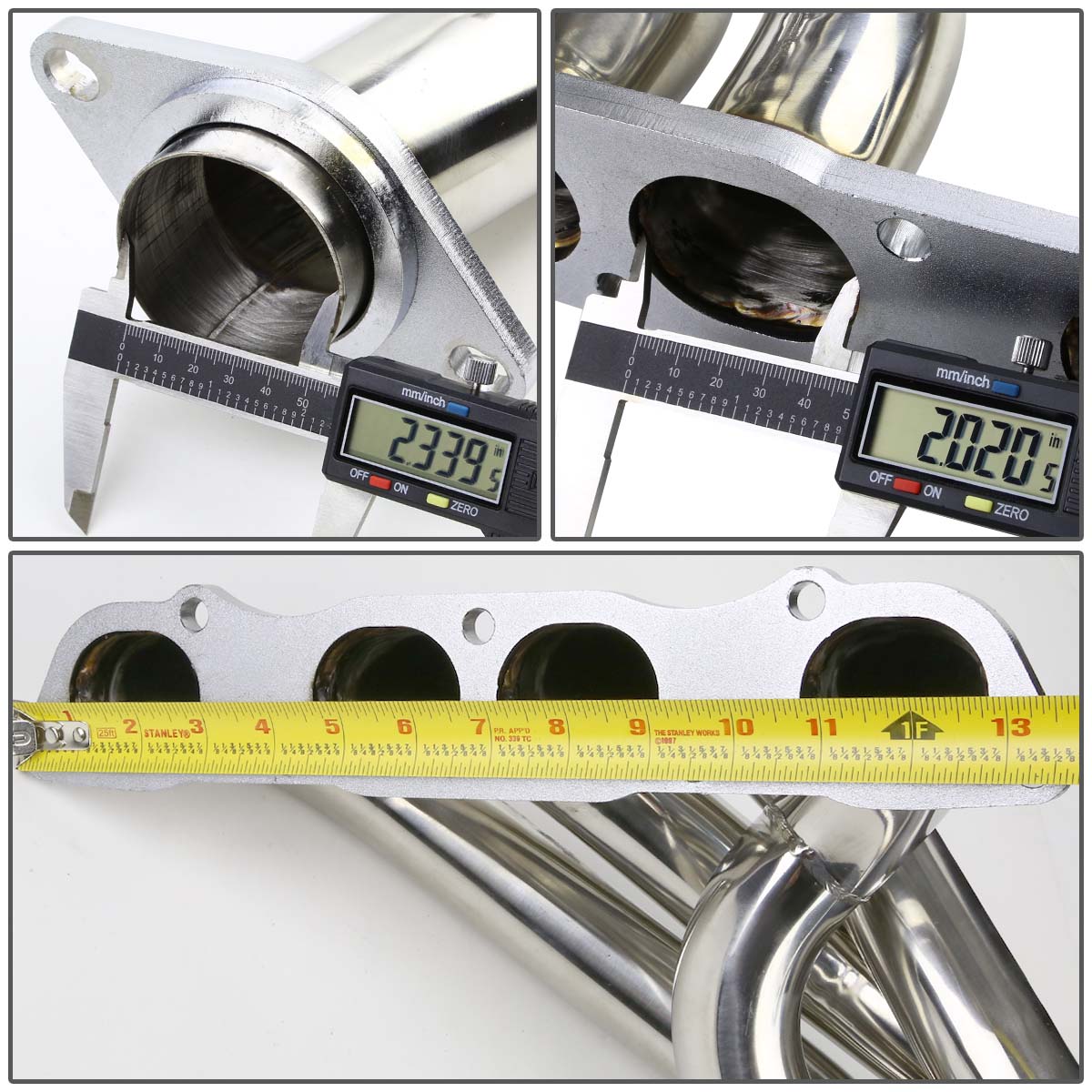 00-09 Honda S2000 Ap1 / Ap2 F20C F22C1 Stainless Racing Manifold Header ...