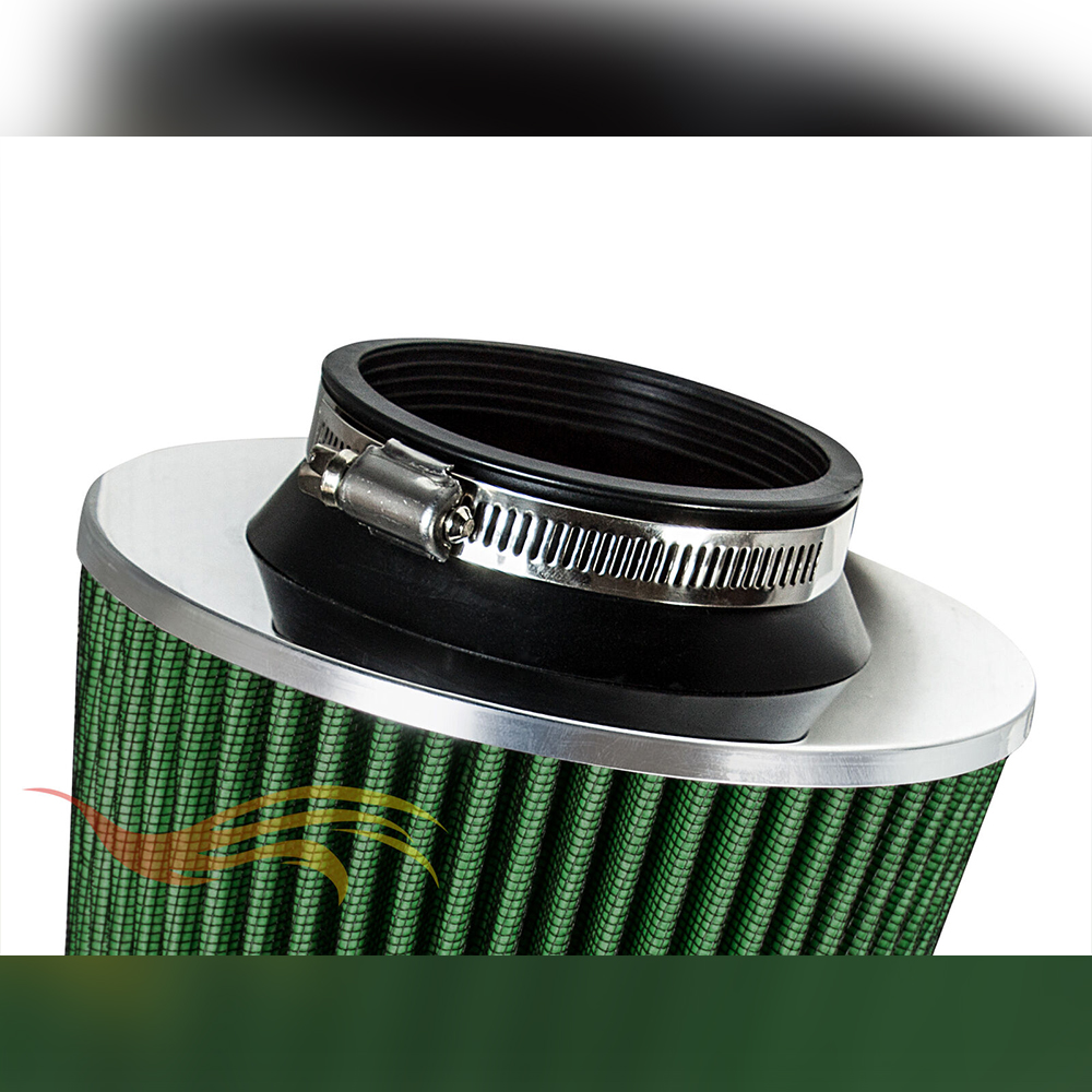 Green 2.75" 70 Mm Inlet Cold Air Intake Cone Replacement Performance ...