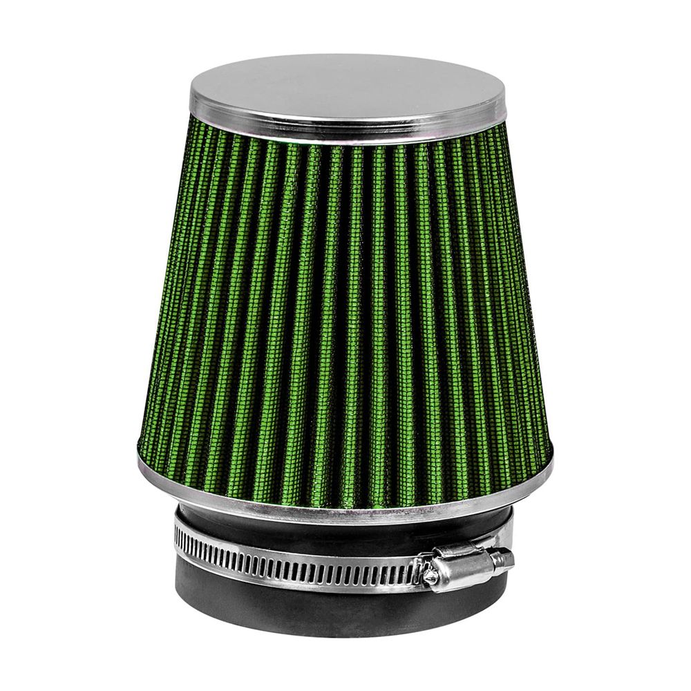 Green 3.5" 89Mm Inlet Narrow Air Intake Cone Replacement Quality Dry ...