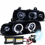 92-98 BMW 3-Series E36 Coupe Halo Projector Headlights