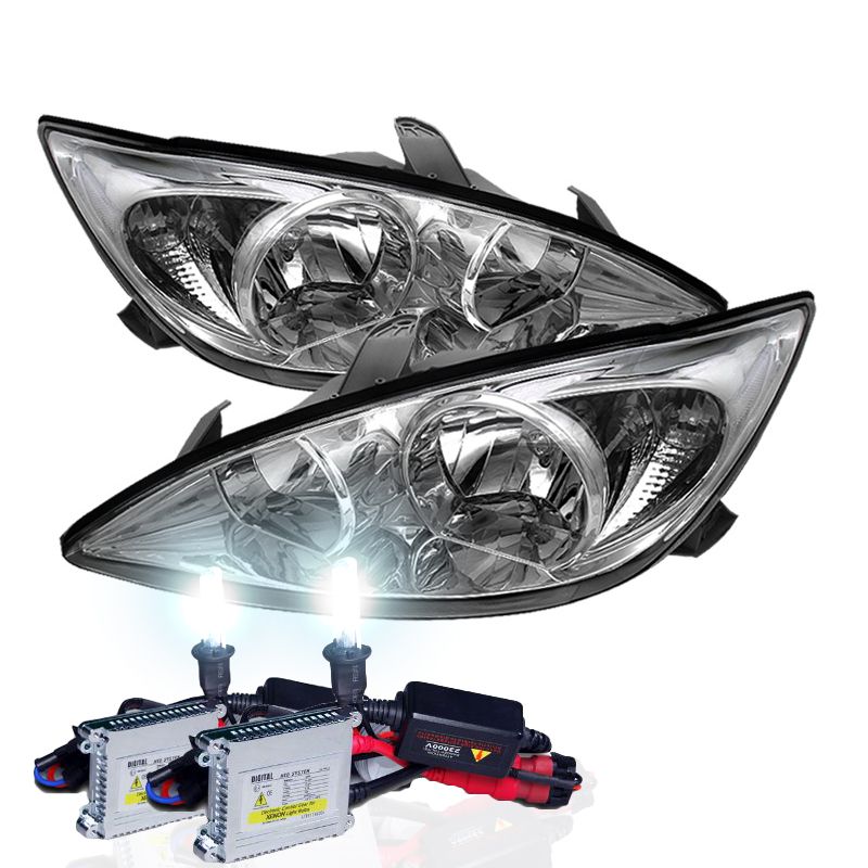 HID Xenon + 02-04 Toyota Camry (Clear Reflector) Replacement Crystal ...