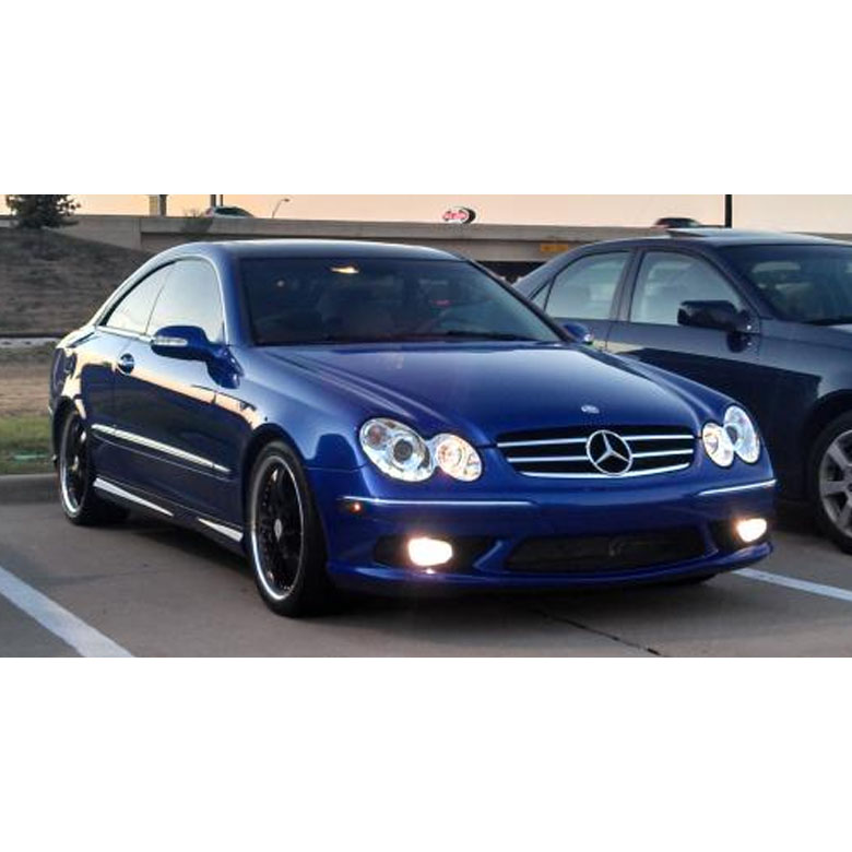 HID Xenon + 03-09 Mercedes Benz CLK W209 Angel Eye Halo & LED Projector ...