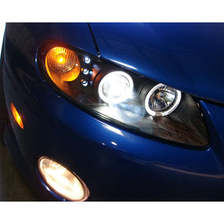 HID Xenon + 04-06 Pontiac GTO Angel Eye Halo / LED DRL Projector ...