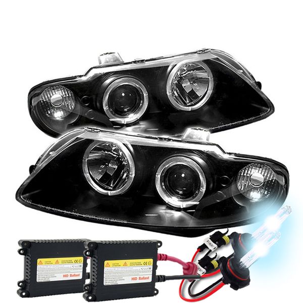 HID Xenon + 04-06 Pontiac GTO Angel Eye Halo / LED DRL Projector ...
